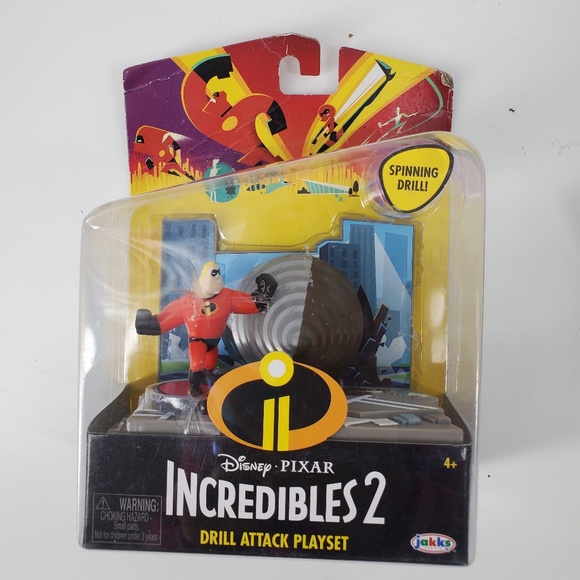 Jakks Pacific | Toys | Incredibles 2 Jack Jack Multipack Drill Attack ...